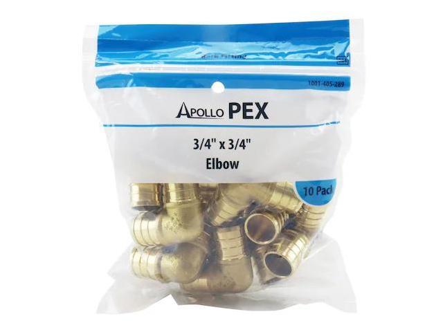 Click here for APOLLO APXE3410PK 3/4 in. Brass PEX Barb 90 Elbow... prices