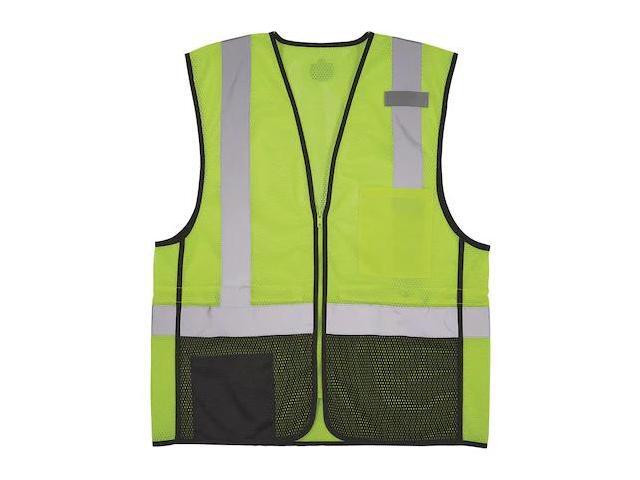 Click here for ERGODYNE 8210ZBK Hi-Vis Safety Vest w/Black Bottom... prices