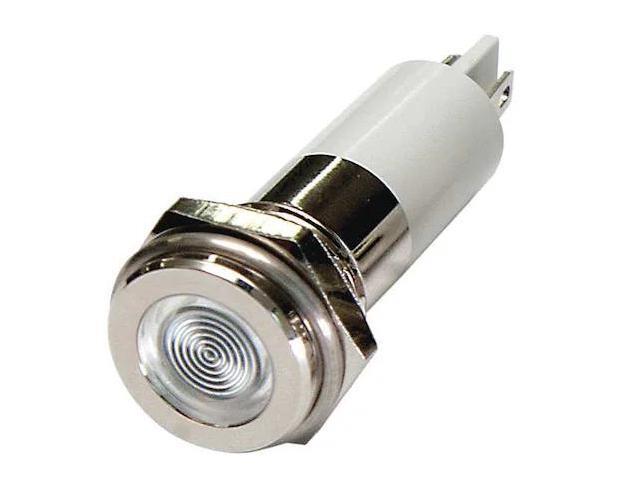 Click here for ZORO SELECT 24M141 Flat Indicator Light White 120V... prices
