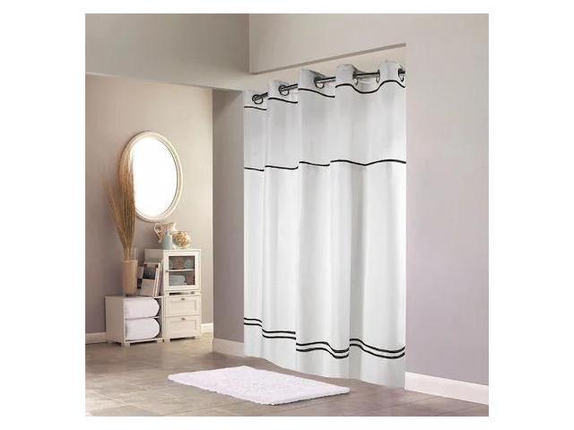 Click here for HOOKLESS HBH40MYS0110SL74AM Shower Curtain  Plasti... prices