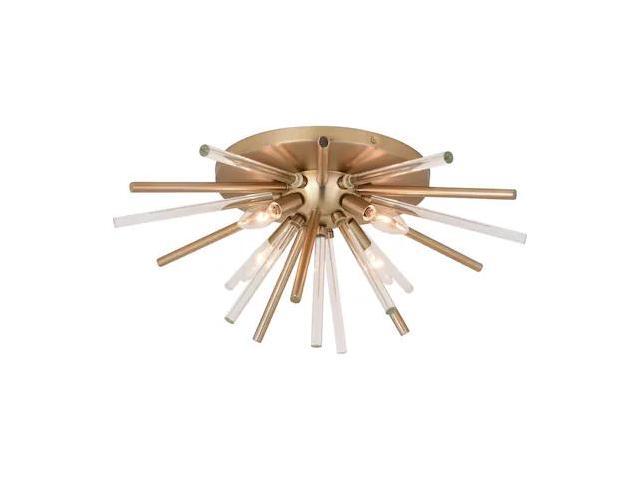 Click here for VAXCEL C0250 Aria 22.5-in Natural Brass 4 Light Mi... prices