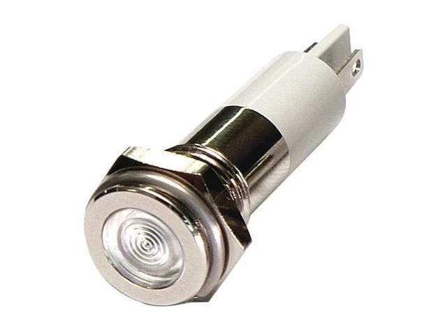 Click here for ZORO SELECT 24M097 Flat Indicator Light White 12VD... prices