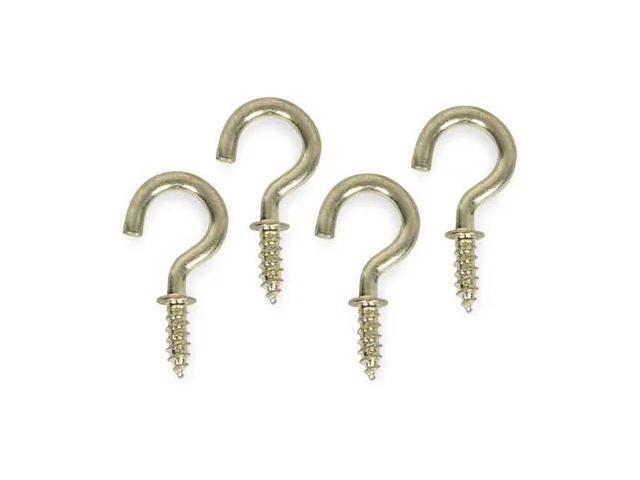 Click here for ZORO SELECT 1WBH3 Cup Hook Brass Length 1/2 In PK2... prices