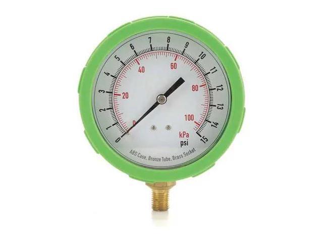 Click here for ZORO SELECT 4EFH1 Pressure Gauge  0 to 30 psi  1/4... prices