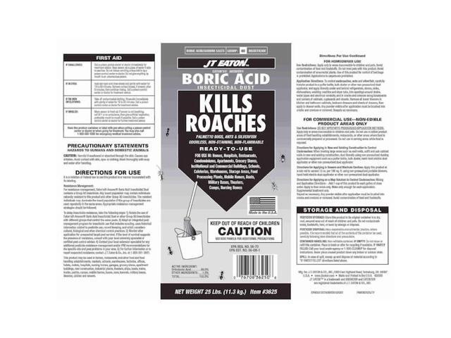 Click here for ANSWER 3625 Answer Boric Acid Insecticidal Dust prices