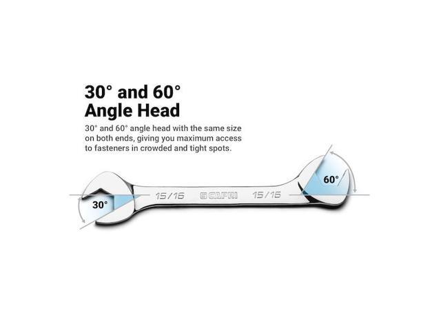 Click here for CAPRI TOOLS CP11936 716 Angle Open End Wrench  30D... prices