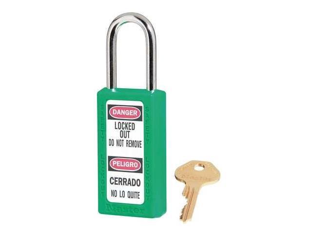 Click here for Lockout Padlock  Keyed Alike  Green  1/4 In.  PK6 prices