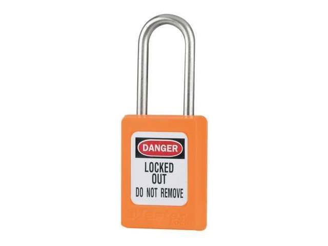 Click here for Lockout Padlock  Keyed Alike  Orange  3/16In.  PK6 prices
