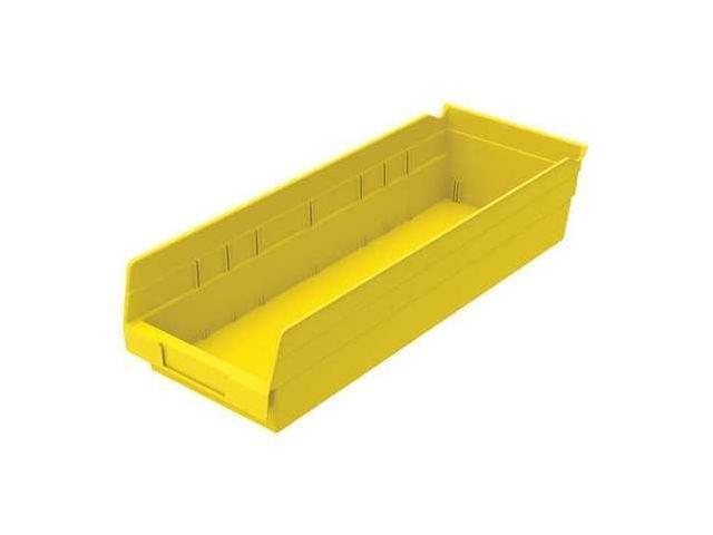 Click here for AKRO-MILS 30138YELLO Shelf Storage Bin  6-5/8 in W... prices
