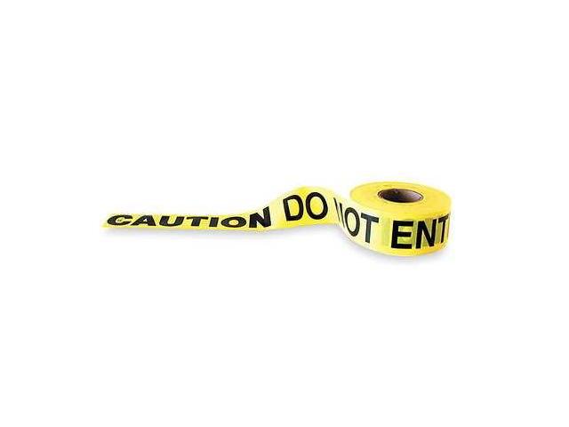 Click here for ZORO SELECT 1N956 Barricade Tape Yellow/Black 1000... prices