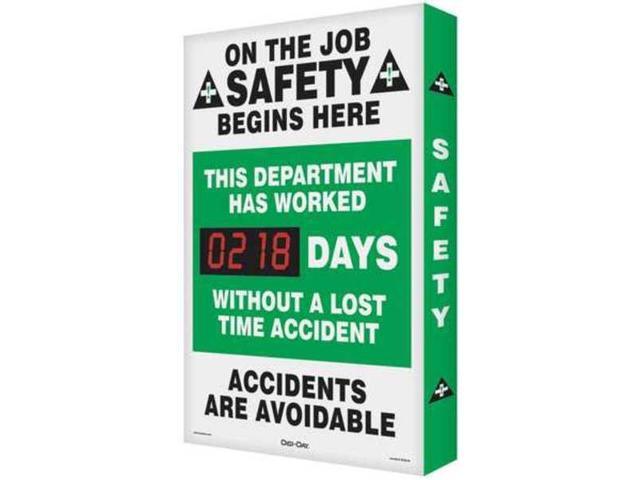 Click here for ACCUFORM SCK110 Safety Record Signs 29 x 20In AL E... prices