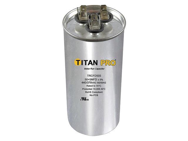 Click here for TITAN PRO TRCFD505 Motor Dual Run Cap 50/5 MFD 370... prices