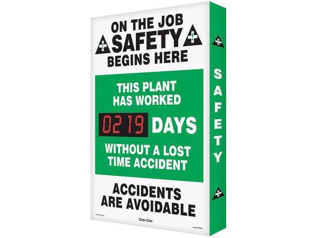Click here for ACCUFORM SCK113 Safety Record Signs 29 x 20In AL E... prices