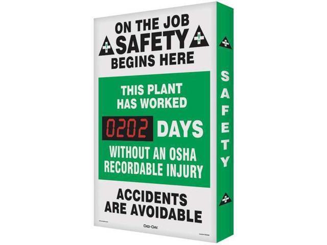 Click here for ACCUFORM SCK114 Safety Record Signs 29 x 20In AL E... prices
