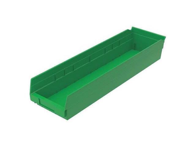 Click here for AKRO-MILS 30164GREEN Green Shelf Bin  23-5/8L x 6-... prices