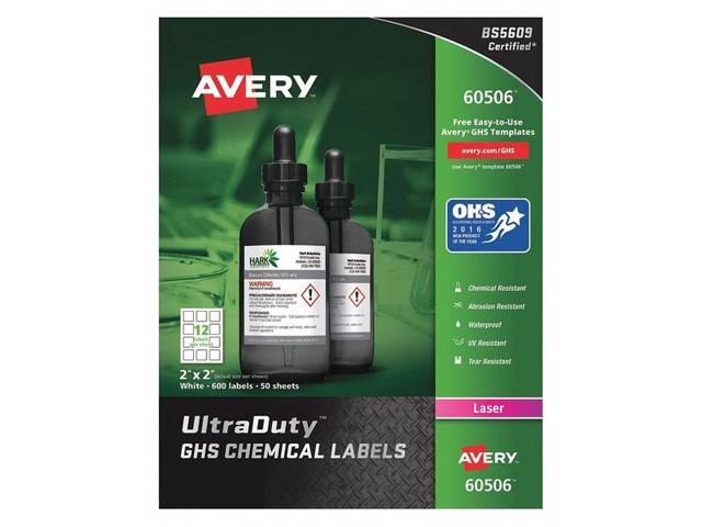 Click here for AVERY 60506 2 x 2 GHS Chemical Labels for Laser Pr... prices