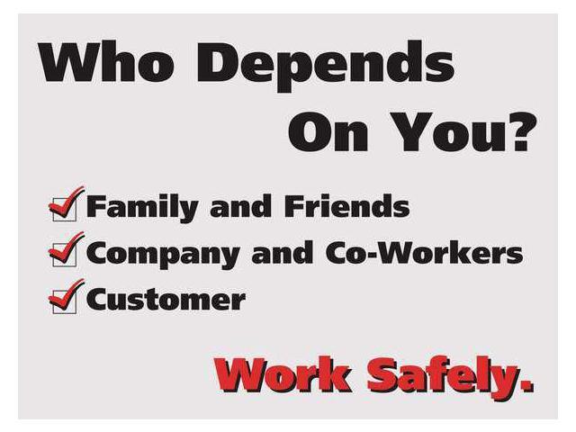 Click here for ACCUFORM SP124521L Poster  Who Depneds On You  17... prices