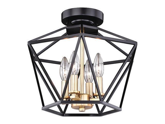 Click here for VAXCEL C0174 Turin 14.5in Semi-Flush Mount Bronze prices