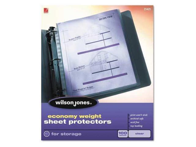 Click here for Wilson Jones 21420 Economy Weight Sheet Protector-... prices