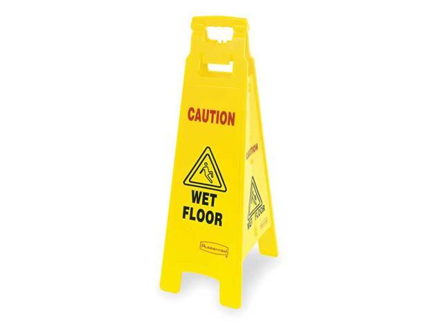 Click here for RUBBERMAID FG611477YEL Floor Safety Sign  Caution... prices