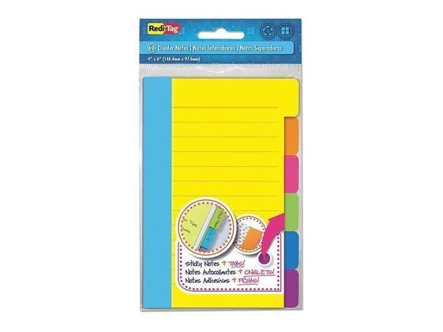 Click here for Redi-Tag Divider Sticky Notes with Tabs Assorted C... prices