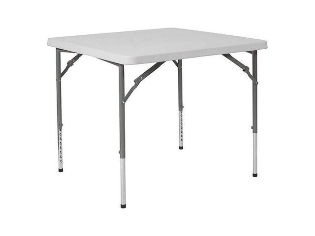 Click here for 2.79-Foot Square Height Adjustable Granite White P... prices