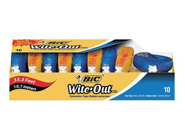 Click here for BIC Wite-Out EZ Correct Correction Tape Non-Refill... prices