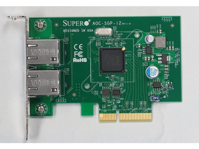 Click here for Supermicro AOC-SGP-i2 Gigabit Ethernet Card prices