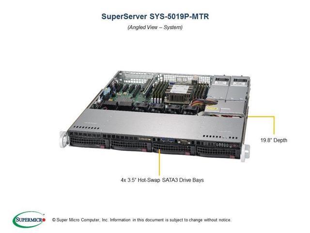 Click here for SuperMicro SYS-5019P-MTR 1U Server prices