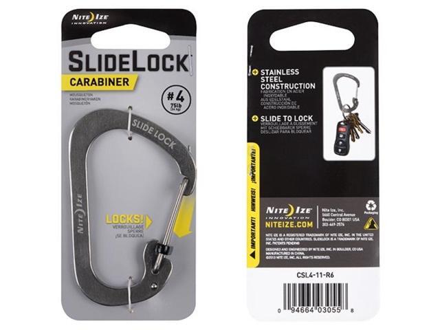 Click here for NITE IZE SLIDELOCK CARABINER SIZE 4 (STAINLESS) prices
