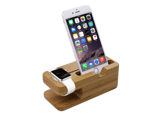 Click here for Xtenzi Bamboo Wood Docking Station or Apple Watch... prices