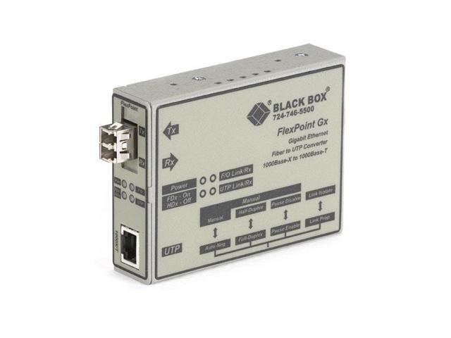 Click here for Black Box FlexPoint 1000BASE-T to 1000BASE-SX  LC prices