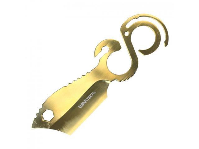 Click here for Fantasy Hunting Knife Wartech Tactical 6.5 Gold Dr... prices