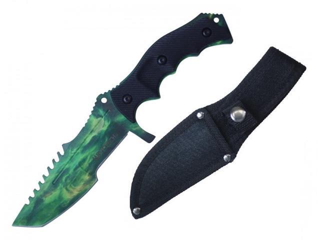 Click here for Mini Tactical Knife 8.5 Overall Green Aurora Tanto... prices