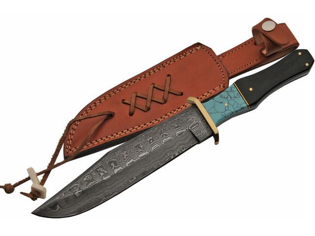 Click here for DAMASCUS STEEL BLADE BOWIE KNIFE 12.5 Overall Blac... prices