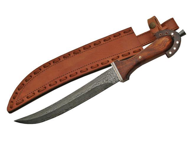 Click here for FIXED-BLADE SHORT SWORD 18.5 Damascus Steel Blade... prices