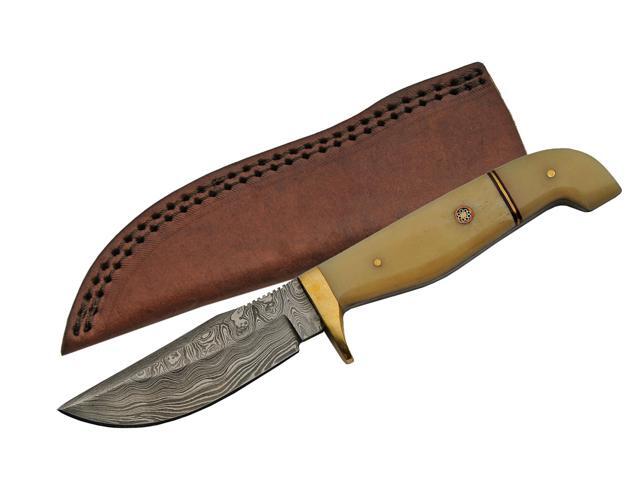 Click here for Damascus Steel Hunting Knife 8 Overall Real Bone H... prices