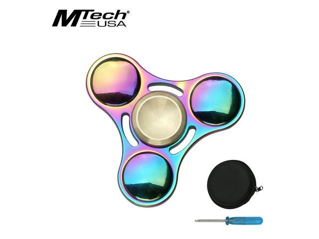 Click here for Fidget Spinner High Quality Round Rainbow Titanium... prices