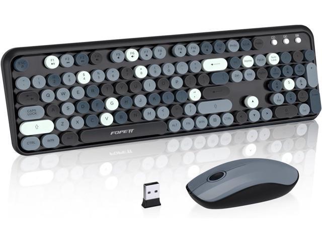 Click here for Keyboard and Mouse Wireless Cute Retro Wireless Ke... prices