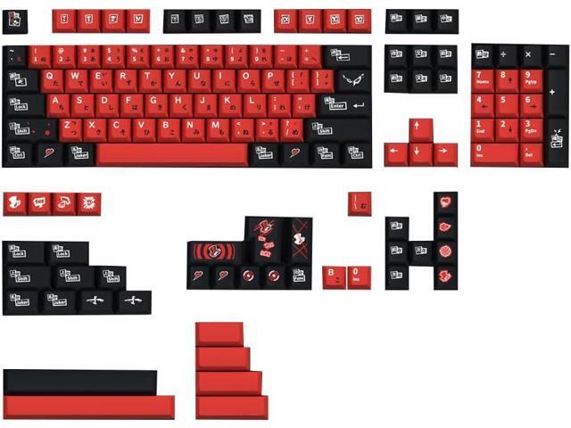 Click here for Goddess Keycap Japanese Red Black 142 Keys Cherry... prices