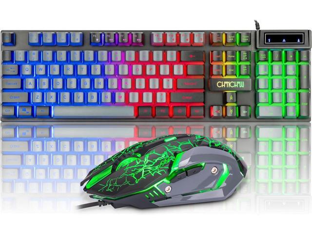 Click here for Gaming Keyboard and Mouse Combo USB Wired LED Rain... prices