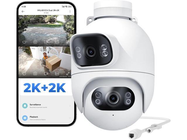 Click here for IMILAB EC6 Dual 2K+2K Plug-in Outdoor Security Cam... prices