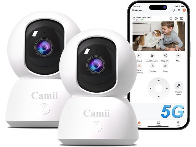 Click here for [5G & 2.4G] 2-Pack Indoor Security Cameras  2K Cam... prices