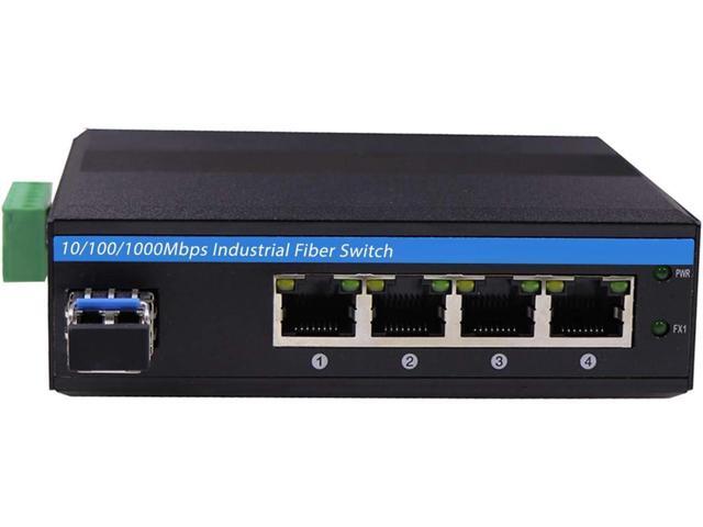 Click here for Harsh Outdoor 5-Port Gigabit Ethernet Fiber Conver... prices