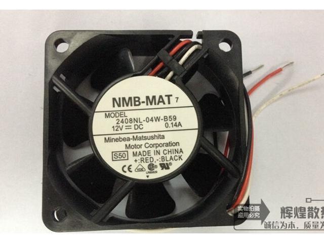 Click here for NMB 2408NL-04W-B59 6020 12V 0.14A 6Cm 2-Balls Bear... prices