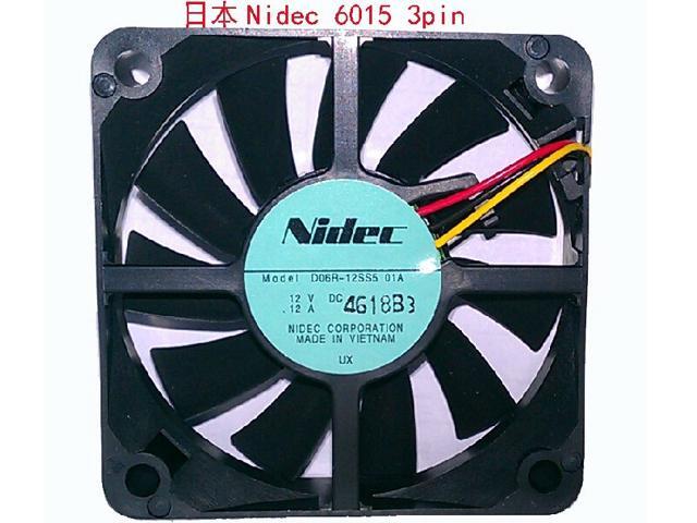 Click here for Nidec 6CM 6015 12V 0.12A D06R-12SS5 3-Wires 3-Pins... prices