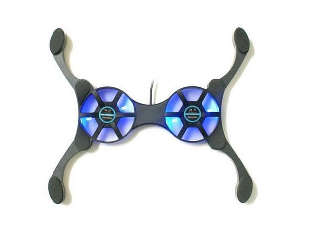 Click here for USB folded cooling base with double fans black col... prices