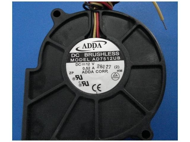 Click here for ADDA 7530 AD7512UB 12V 0.52A 3Wire Blower Fan dc c... prices