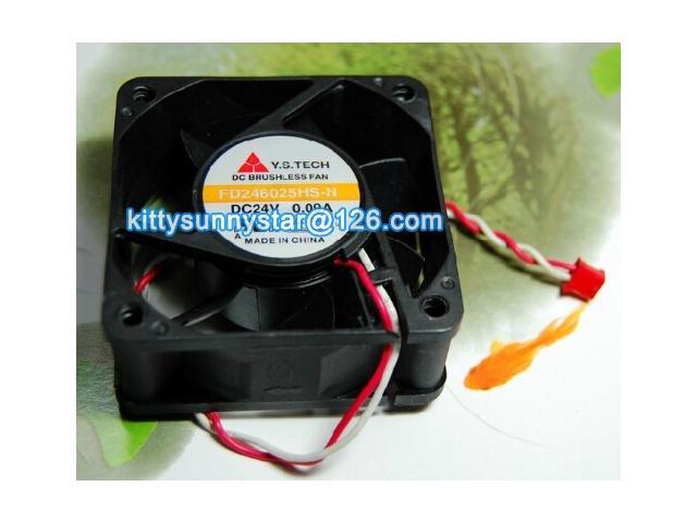 Click here for Y. S.TECH 6025 FD246025HS-N 24V 0.09A Cooling Fan prices