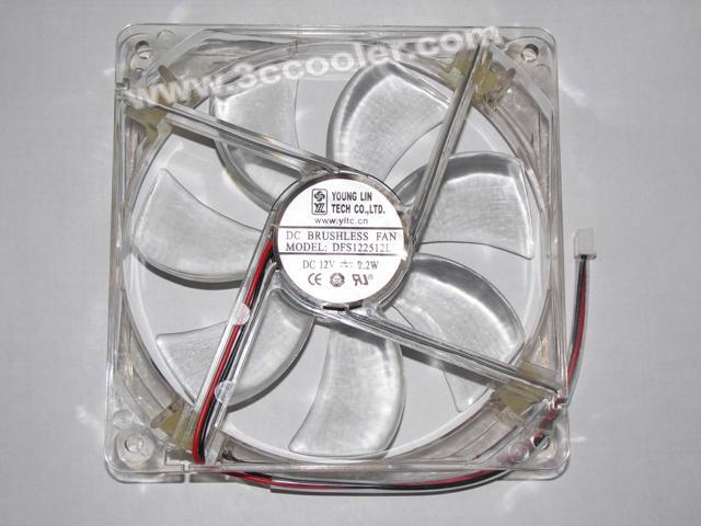 Click here for Young Lin 12025 DFS122512L 12V 2.2W 2 Wires DC Fan... prices